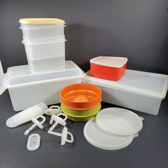 Tupperware | Kitchen | Lot Of 7 Vintage Storage Tupperware Pieces ...